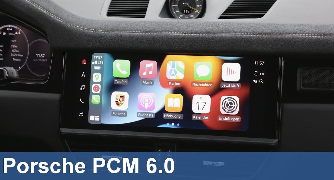 Das von Porsche aktualisierte PCM 6.0 wird mit drahtlosem Android Auto – AACarPlay